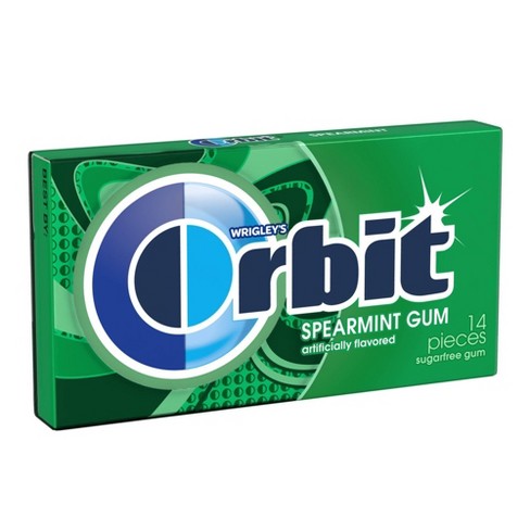 Orbit Spearmint Sugar Free Chewing Gum Single Pack -14 Piece : Target