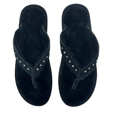 Women's Women Fur Sheepskin Flip Flops - Lamo : Target