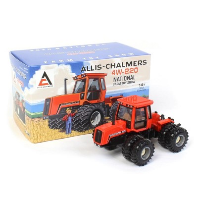 Toy Truck With Trailer 1/64 Allis Chalmers 7580 Maroon Belly Semi Set ...