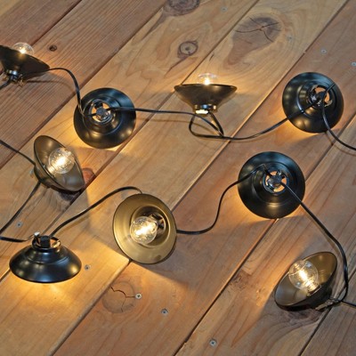 Novelty Lights 10 Bistro Lampshade Led Filament G40 Globe String Light ...