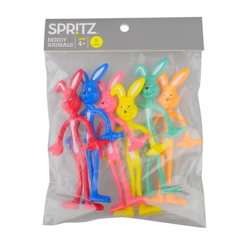 6ct Party Favor Bendy Animals - Spritz™ : Target
