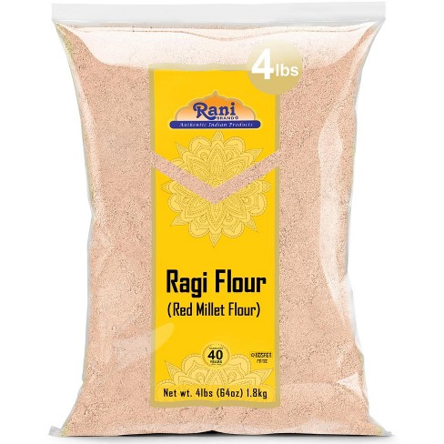 Raggi Flour (finger Millet) - 64oz (4lbs) 1.81kg - Rani Brand Authentic ...