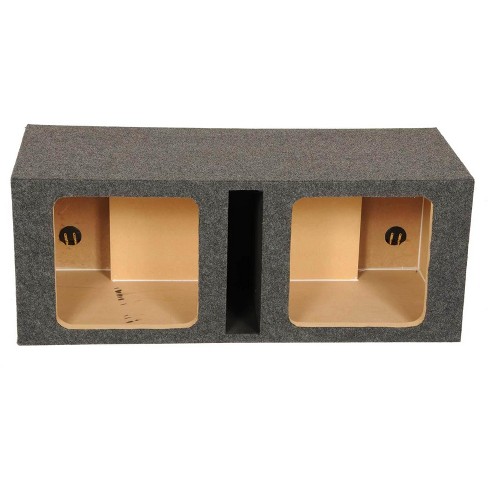 Square Kicker Solobaric Dual 12" Ported L3 L5 L7 Subwoofer Box Speaker ...