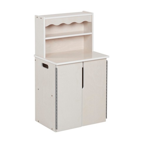 Ecr4kids Play Kitchen Storage Cupboard, White Wash : Target