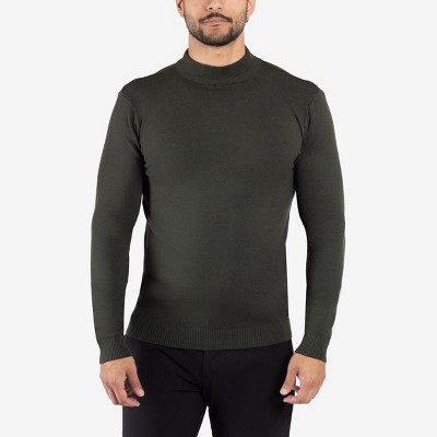 X Ray Men's Turtleneck Neck Pullover Sweaters (big & Tall) In Olive ...