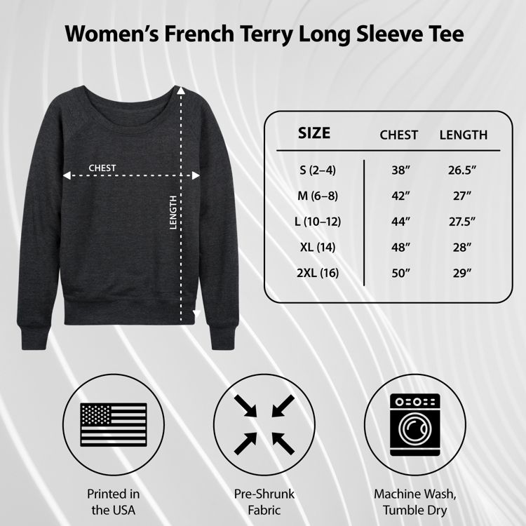 Women's Star Wars Luke R2 Xwing Lightweight French Terry Wide Neck Long ...
