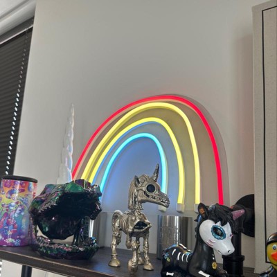 Rainbow Neon Kids' Wall Decor - Pillowfort™ : Target