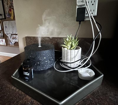 Black Terrazzo Essential Oil Diffuser - Threshold™: Ultrasonic ...