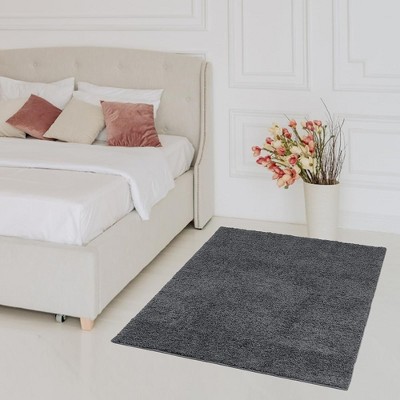 Modern Shag Plush High Pile Non-slip Floormat : Target