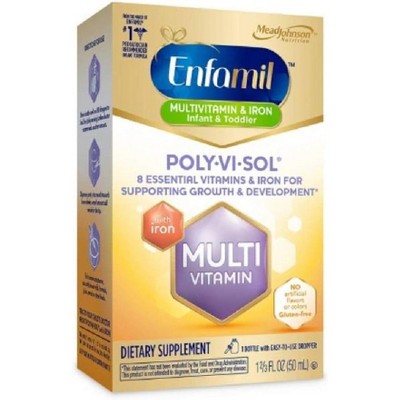 Enfamil Poly-vi-sol Liquid Multivitamin Supplement - 1.66 Oz : Target