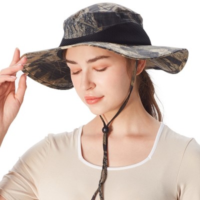 Solaris Camouflage Sun Hats For Women, Ponytail Hole Sun Hat, Uv ...