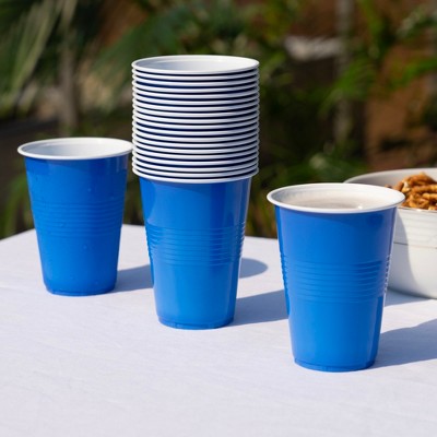 True Blue Party Cups, Disposable Cups, Drink Cups for Cocktails and ...