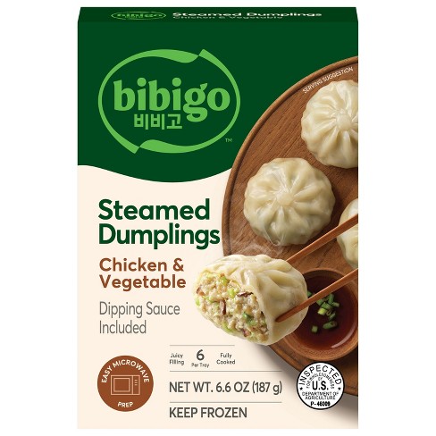 Bibigo Frozen Chicken & Vegetable Steamed Dumplings - 6.6oz : Target