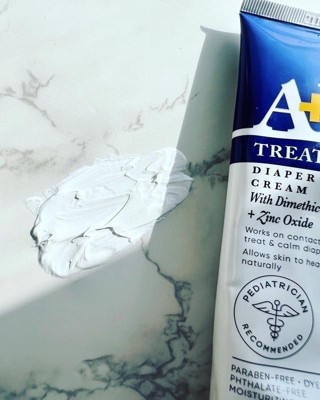 A+d Zinc Oxide Diaper Rash Cream - 4oz : Target