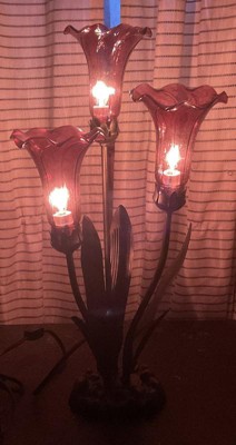 21.5" Lily Table Lamp Pink - River Of Goods : Target