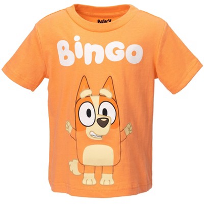 Bluey Bingo Little Boys Graphic T-shirt 7-8 : Target