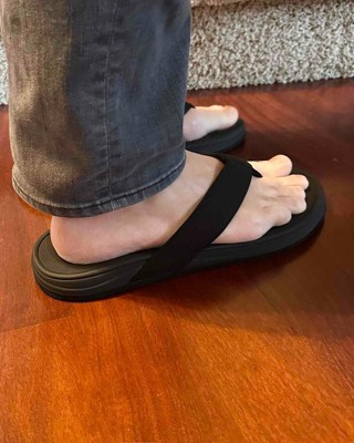 Men's Ian Comfort Flip Flop Thong Sandals - Goodfellow & Co™ Brown Xl ...