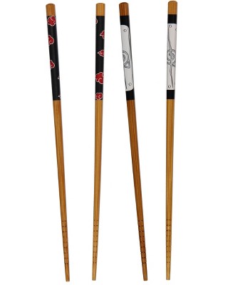 Just Funky Naruto Shippuden Akatsuki Red Rain Cloud Bamboo Chopsticks ...