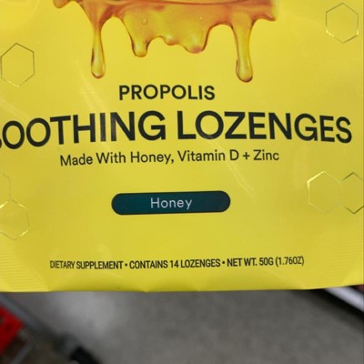 Beekeepers Naturals Propolis Soothing Lozenges - Honey - 14ct : Target