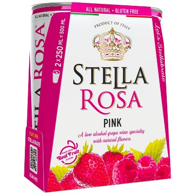 Stella Rosa Pink - 2pk/250ml Cans : Target