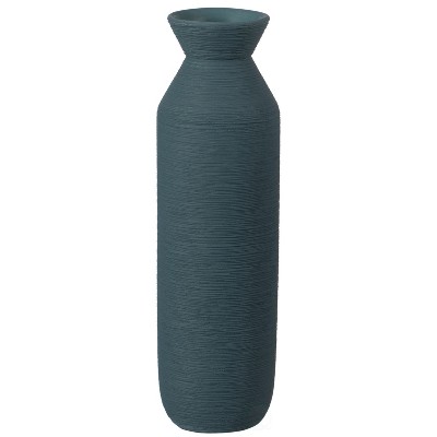 Uniquewise 9" H Decorative Ceramic Cylinder Vase, Modern Style ...