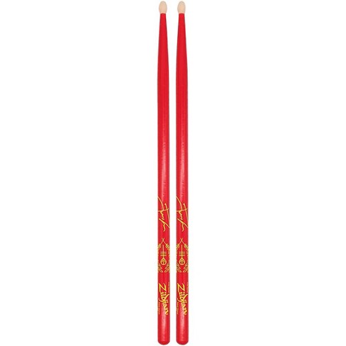Zildjian Josh Dun Clancy Red Artist Series Drum Sticks Wood : Target
