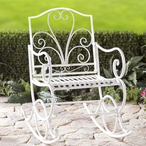 Wrought Iron Rocking Chair Patio Furniture - Patio Ideas