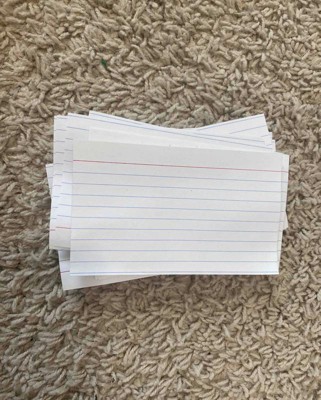 3''x5'' 200ct Index Cards Heavy Weight Ruled White - Up & Up™ : Target