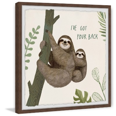 HomeStock 24 in. L x 24 in.W Framed Portrait Digital Art For Wall Art ...