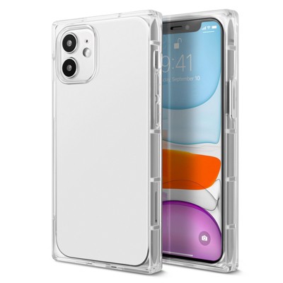 Insten Square Case For Iphone, Soft Tpu Protective Cover : Target