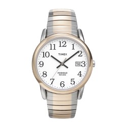Men's Timex Expansion Band Watch - Silver/blue T2m9339j : Target