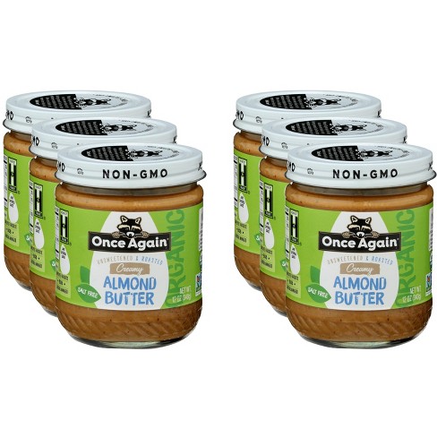 Once Again Organic Almond Smooth Nut Butter - Case Of 6 - 12 Oz : Target