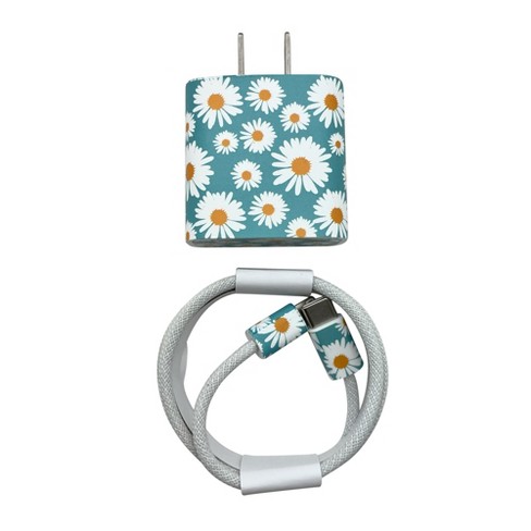 Olivia Pratt Printed Wall Charger 20w Usb-c Power Adapter With Usb-c To ...