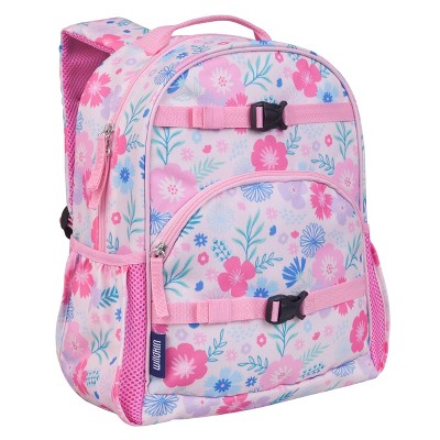 Wildkin Kids Pink Floral Medium Eco Backpack - 12l : Target