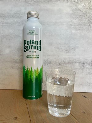 Poland Spring Aluminum Bottle Spring Water - 12pk/25 Fl Oz Bottles : Target
