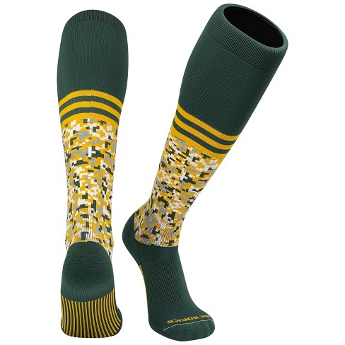 Mk Socks Digital Camo Stripe Green Gold Knee-high Long Sports Socks ...
