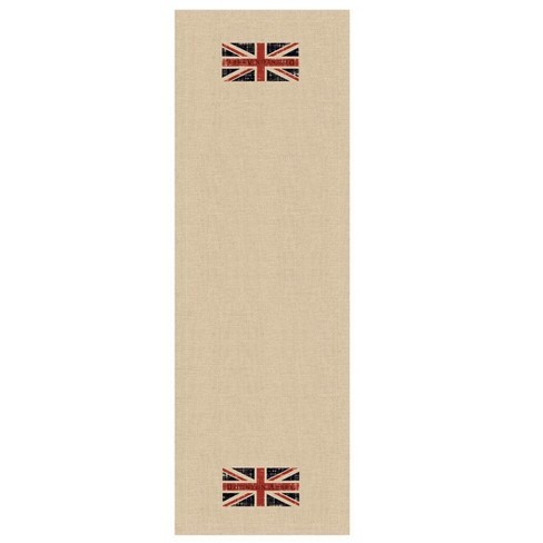Heritage Lace 16" X 48" Downton Abbey British Union Jack Table Runner ...