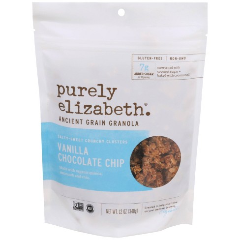 Purely Elizabeth Vanilla Choc Chip Ancient Grain Granola - 10oz : Target