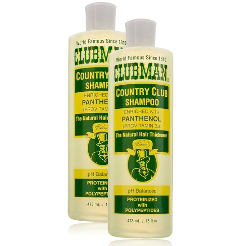 Clubman Country Club Shampoo 16 Oz (set Of 2 Pack) Invigorating And ...