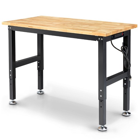 Gotgelif Wb0101-pro 48" 2000lbs Adjustable Height Work Bench Tool Table ...