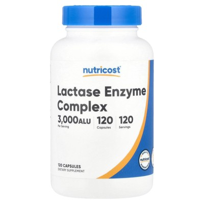 Nutricost Lactase Enzyme Complex, 3,000 ALU, 120 Capsules : Target
