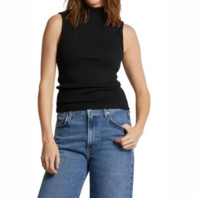 Women's Mel Mock Neck Tank - Perfectwhitetee L : Target