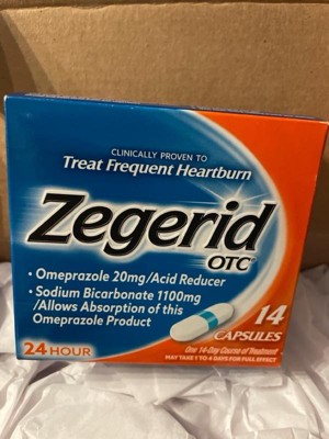 Zegerid Otc Omeprazole 20mg And Sodium Bicarbonate Acid Reducer For ...