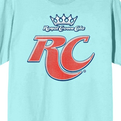 Rc Cola Logo Men’s Celadon T-shirt-medium : Target