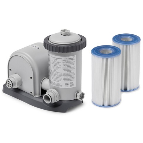 Intex 1500 Gph Easy Set Pool Filter Pump System For Above Ground ...