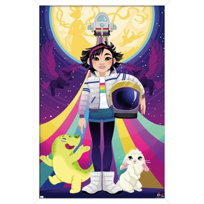 Trends International Netflix Over The Moon - Teaser Framed Wall Poster ...