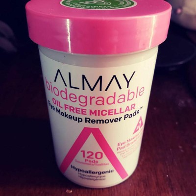 Almay Biodegradable Oil Free Micellar Eye Makeup Remover Pads - 80ct ...