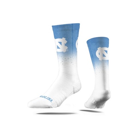 Strideline North Carolina Tar Heels Ncaa Licensed Crew Socks - Dip Dye ...