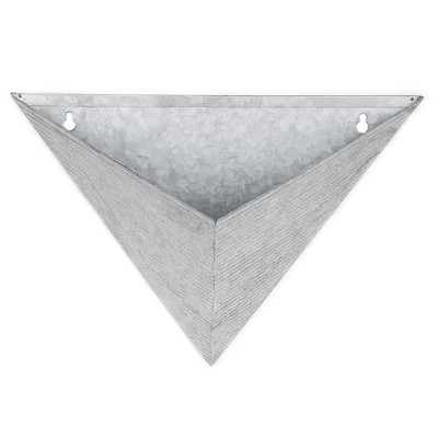 Modern Home Living Wall Galvanized Steel/zinc Triangular Succulent/herb ...