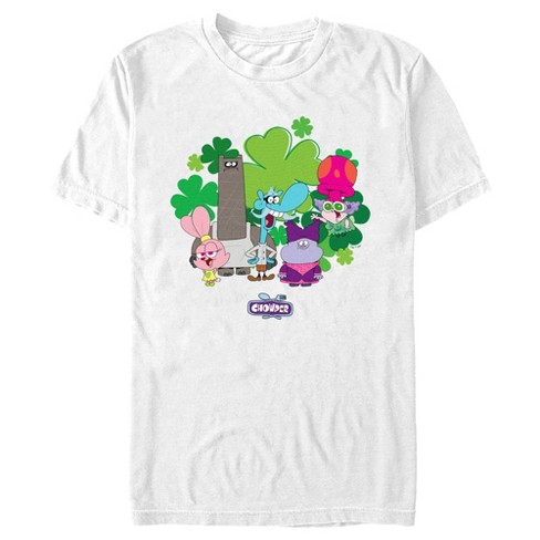 Men's Chowder Main Characters Clovers T-shirt - White - 2x Large : Target